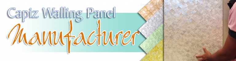 Capiz Panel Natural Color - Shells Tiles | Walling Panel Decoration